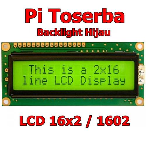 Jual LCD 16X2 LCD 1602 LCD MODULE YELLOW GREEN LCD KUNING HIJAU FOR ...