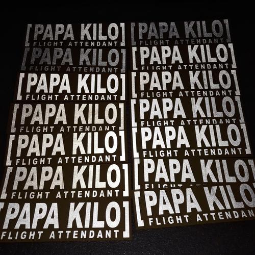 Jual Cutting sticker papa kilo flight attendant - Kota Tangerang ...