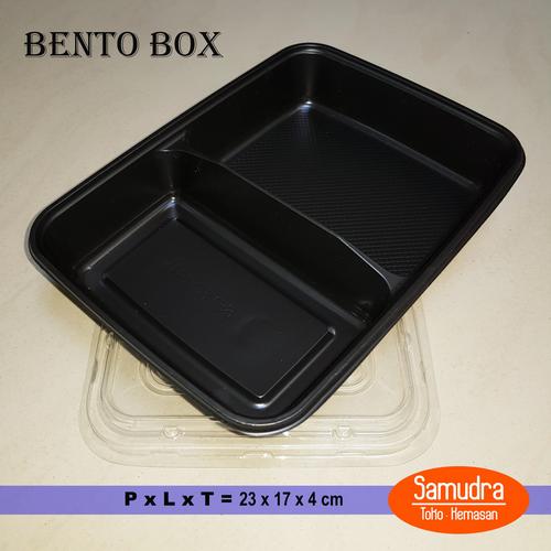 Jual Bento Box sekat 2 / Tray Bento / Mika Bento / Lunch Box - Kota ...