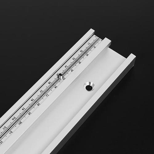 Jual T-Track T-Slot Miter Track Jig Fixture Slot With Scale 1220 mm ...