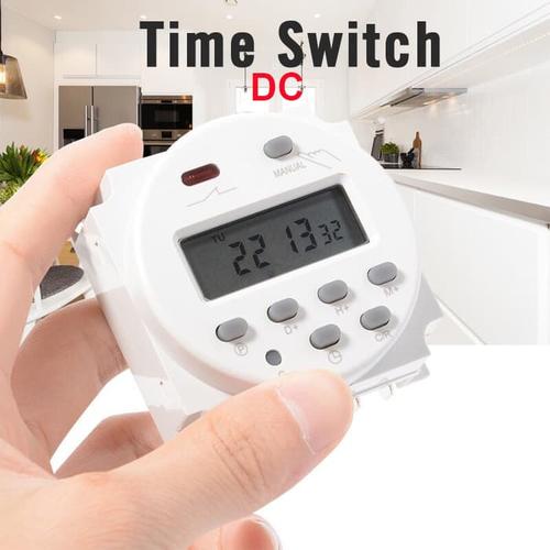 Jual Dc 12v Digital Timer Programmable Switch Auto On/Off - Versi ...