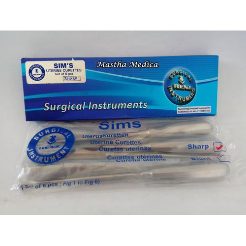 Jual Sendok Curette kuret Curet Uterine Curettes SIMS Tajam Sharp Renz ...