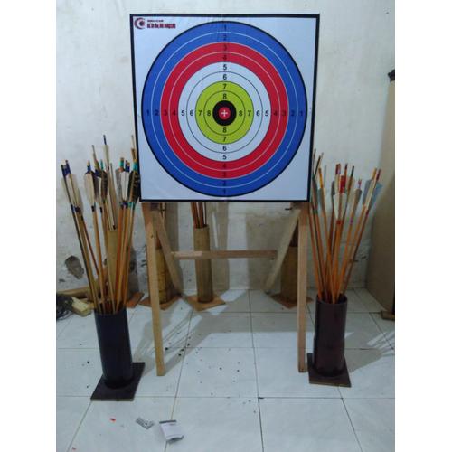 Jual stand sasaran panah bongkar pasang/tiang sasaran/face print - Kota ...