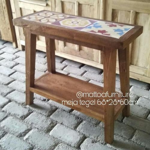 Jual Meja Tegel 68*28*60cm Jati Lawas - Kab. Bekasi - Mattoa Furniture ...