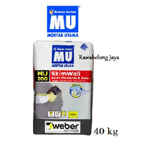 Jual MU 200 MORTAR UTAMA SEMEN ACIAN PLESTERAN DAN BETON - 40 KG ...