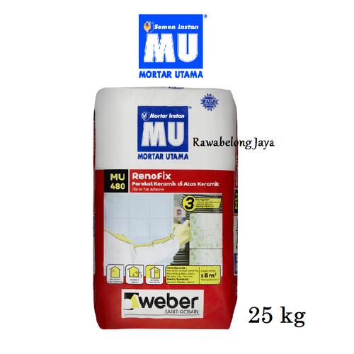 Jual MU 480 MORTAR UTAMA RENOFIX SEMEN PASANG KERAMIK DIATAS KERAMIK ...