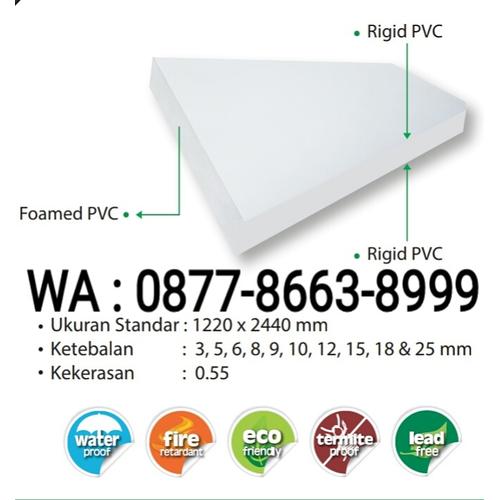 Jual Papan PVC Board Premium Import 9 Mm X 2440 Mm X 1220 Mm PVC Sheet ...