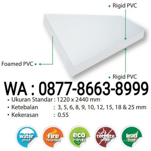 Jual Papan PVC Board Premium Import 3 Mm X 2440 Mm X 1220 Mm PVC Sheet ...