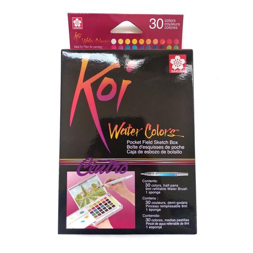 Jual SAKURA KOI WATERCOLOR 30 / WATER COLORS / CAT AIR 30 WARNA - Kota ...