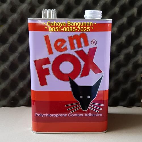 Jual LEM FOX Kuning Galon Besar 2.5Kg 2.5 Kg Lem Kayu Kulit Hpl Bkn ...