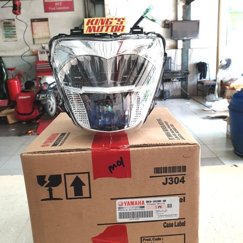 Promo LAMPU DEPAN / reflector / reflektor VIXION LED, R (BK8) ASLI ...