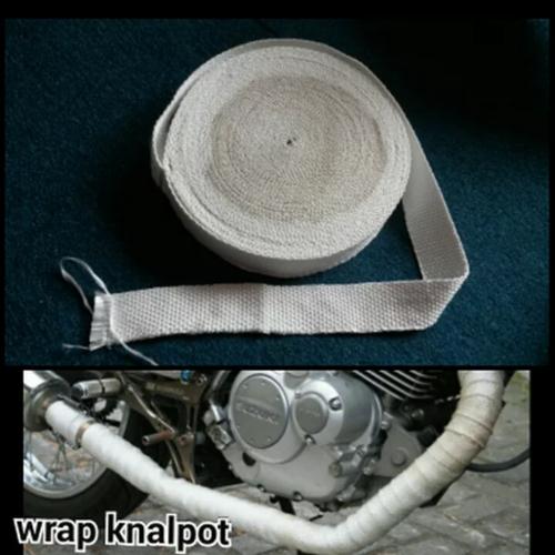 Jual pembalut knalpot wrap knalpot anti panas 3 meter - Kota Bandung ...