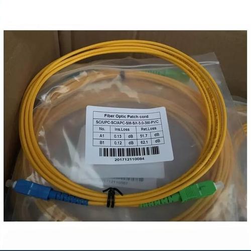 Jual 3m Patchcord SC Apc - SC Upc Patch Cord Fiber Optic Patchcore Simplex - 3 Meter - Jakarta ...