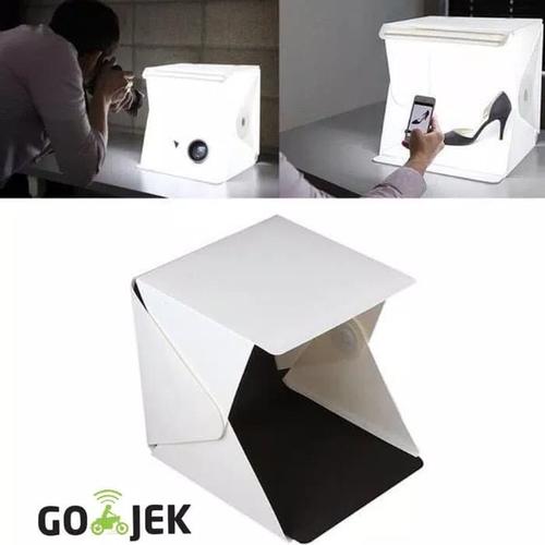 Jual Mini Photo Studio Box Portable Lampu Led Foto Produk Kotak Lipat ...