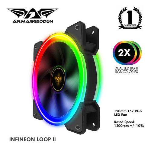 Jual Armaggeddon Fan Infineon Loop II Dual RGB LED - Kota Bandar ...