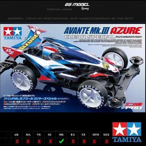 Promo TAMIYA 95464 AVANTE MK.III AZURE CLEAR SPECIAL - RERELEASE - MIKA ...