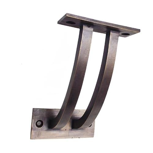Jual 3-1/2" Penyangga Rel Tangga Kuningan / HandRail Bracket - Double ...