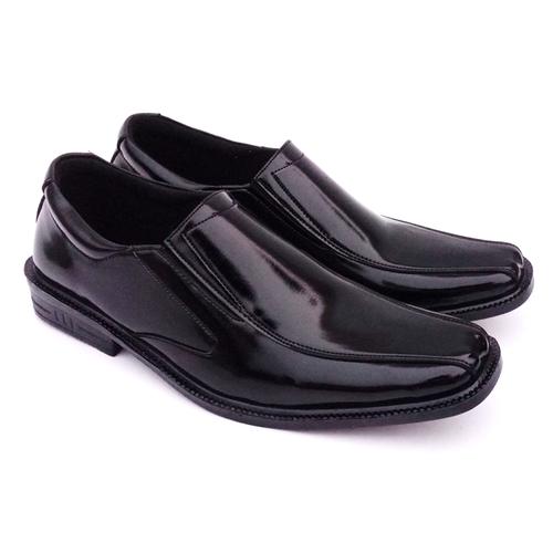 Jual FIURI - SB 6 - Sepatu Pantofel Hitam Polos Pria Promo - Pantofel ...