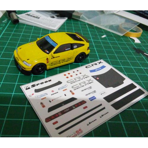 Jual Decal set Hotwheels CRX 2019 Spoon - Kota Depok - Sakura Model ...