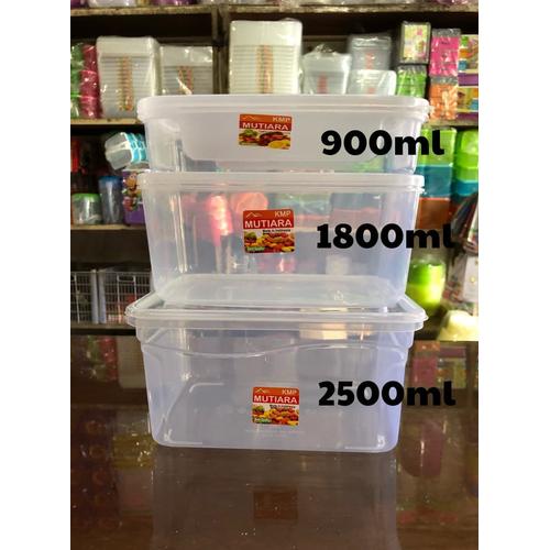 Jual KOTAK/TOPLES Bekal Makanan Plastik Sayur Transparan KMP MUTIARA ...