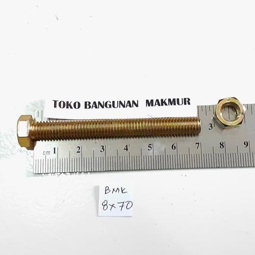 Jual Baut M8 x 70 / Kunci Baut 12 BMK Baut M8x70 - Jakarta Selatan ...