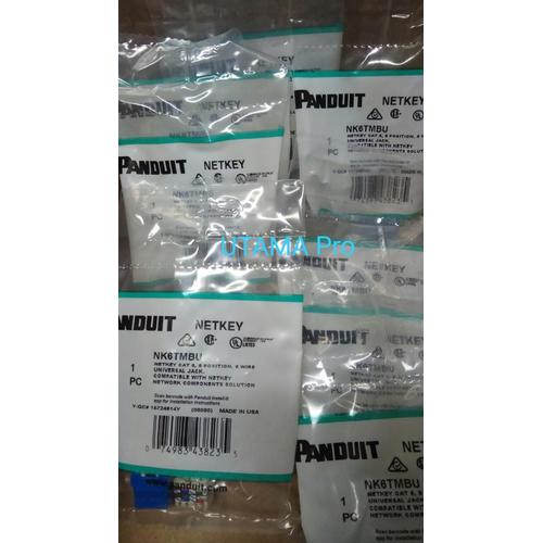 Jual Panduit NETKEY Modular Jack Cat 6 NK6TMBU - Jakarta Pusat - UTAMA ...
