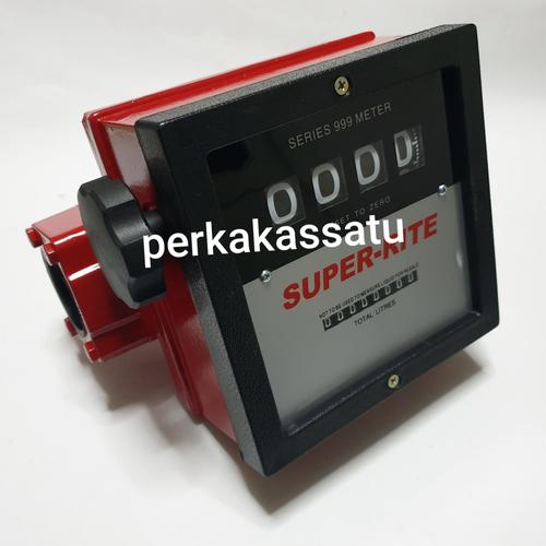 Jual FLOWMETER 1.5" X 4 DIGIT SUPER RITE SUPERRITE DOMAX ALAT UKUR ...