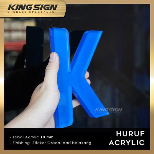 Jual Huruf Timbul Akrilik Acrylic Bening - Sticker Oracal - 5 mm - Kota ...