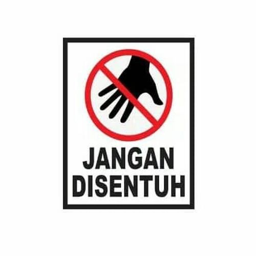 Jual sticker jangan sentuh - Kota Surabaya - louizshop | Tokopedia