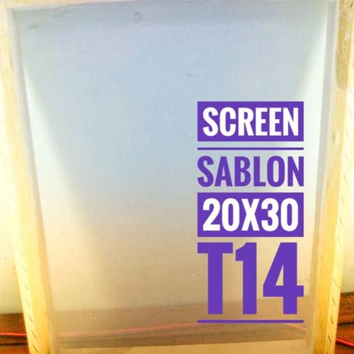 Jual Screen sablon 20x30 T14 atau 54 - Kota Bekasi - Ayonyablon | Tokopedia