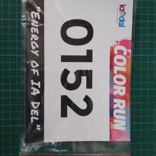Jual BIB Number / Nomer Dada / Nomor Dada / Nomer Ujian Anti Air ...