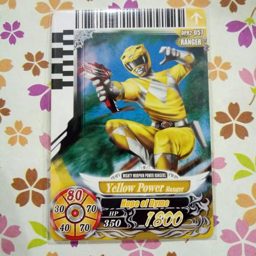 Jual power ranger card battle normal ranger yellow power v2 - Kota ...
