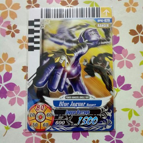 Jual power ranger card battle normal ranger blue jaguar v2 - Kota ...