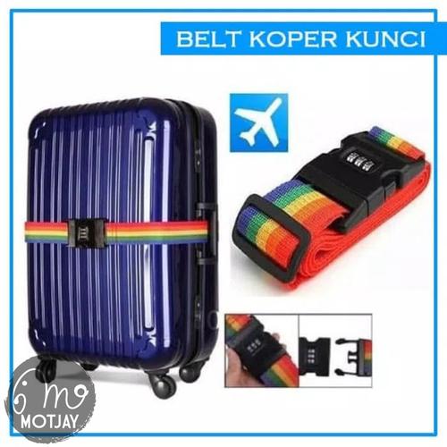Jual Belt Koper Tali Pengikat Koper Dengan Kunci Pengaman - Rainbow ...