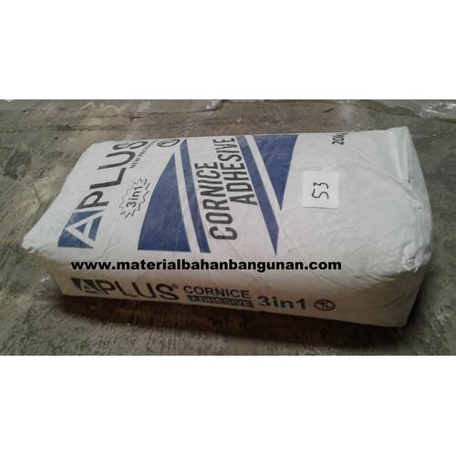 Jual compound cornice a plus per Kg finishing plafon gypsum compon ...