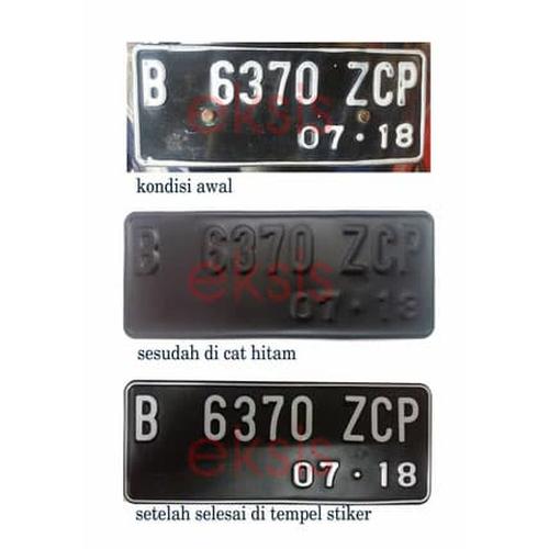 Jual CUTTING STICKER / STIKER PLAT NOMOR MOTOR - Jakarta Selatan ...