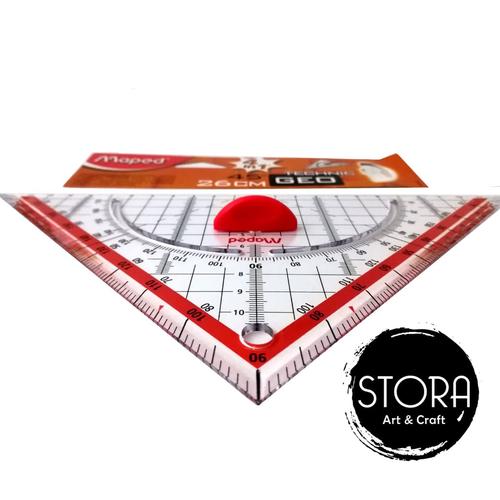 Jual MAPED PENGGARIS SEGITIGA TEKNIK PEGANGAN / MAPED GEO TECHNIC RULER ...