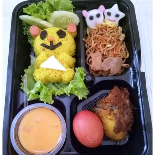 Jual Paket Nasi Kuning Bento Mewah Isi 9 Ultah Anak Karakter - Kota ...