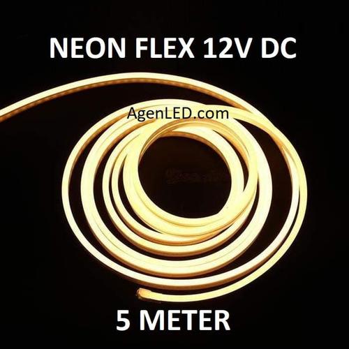 Jual Lampu Neon Flex LED 12V DC neonflex 12 v volt 12volt KUNING WARM ...