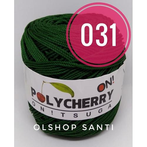 Jual Benang Rajut POLYCHERRY Onitsuga warna HIJAU TUA 2 (031) - Jakarta ...