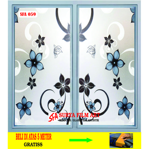 Jual STIKER KACA/STICKER KACA MOTIF BUNGA 059/STIKER MOTIF BARU - Kota ...