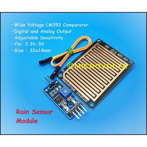 Jual Rain Sensor Module - Kota Bandung - microvolta | Tokopedia