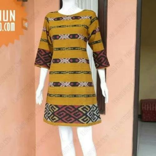 Jual dress tenun ikat troso blangket / tenun jepara (022) - S - Kab. Jepara - Ryan Tenun Jepara ...