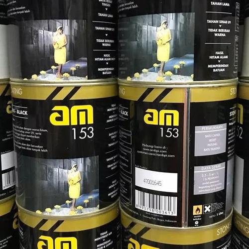 Jual Cat vernis batu alam AM 153 hitam stone coating pelapis - Jakarta ...