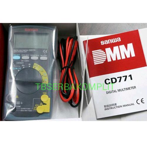 Jual Sanwa CD771 Digital Multimeter Auto Power Off CD 771 Avometer CD ...