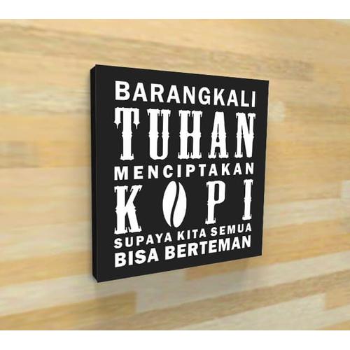 Jual Pajangan Tembok Kopi Cafe minimalis vintage decor wall sign coffee ...