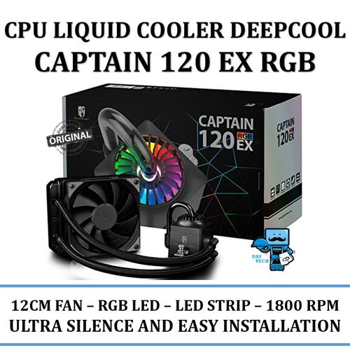 Jual Cooling Fan DeepCool Captain 120 EX RGB LIQUID COOLER - Original ...