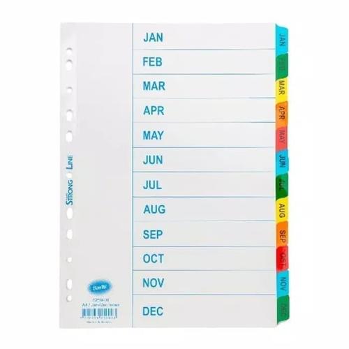 Jual DIVIDER BANTEX 6259 PEMBATAS FILE A4 12 LEMBAR JAN-DES - Jakarta ...