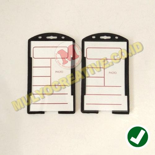 Jual Tempat ID Card Warna Hitam - ID Card Holder Bahan Plastik - Kab ...