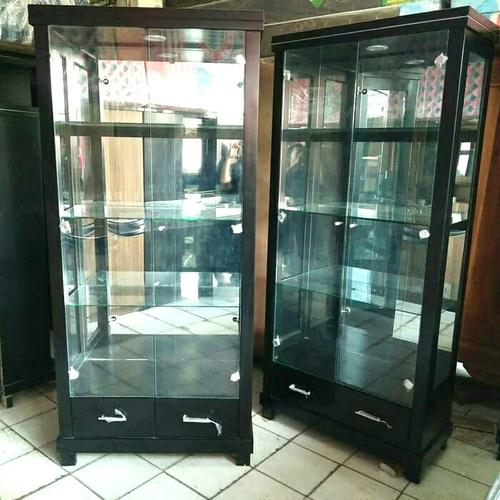 Jual bupet panjangan 2pintu. lemari pajangan cristal2pt.Free ongkir ...